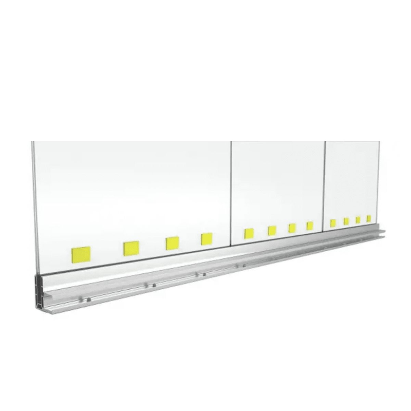 TP300 ON-FLOOR ALL GLASS U-CHANNEL RAILING SYSTEM