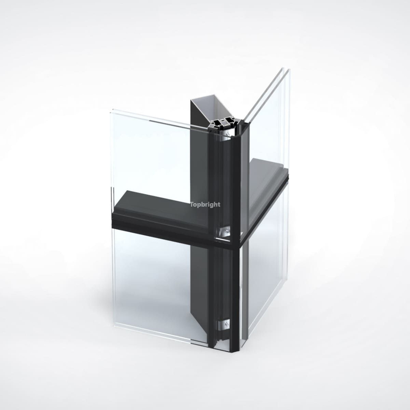 Thermal Break All-Glass Curtain Wall System TB120