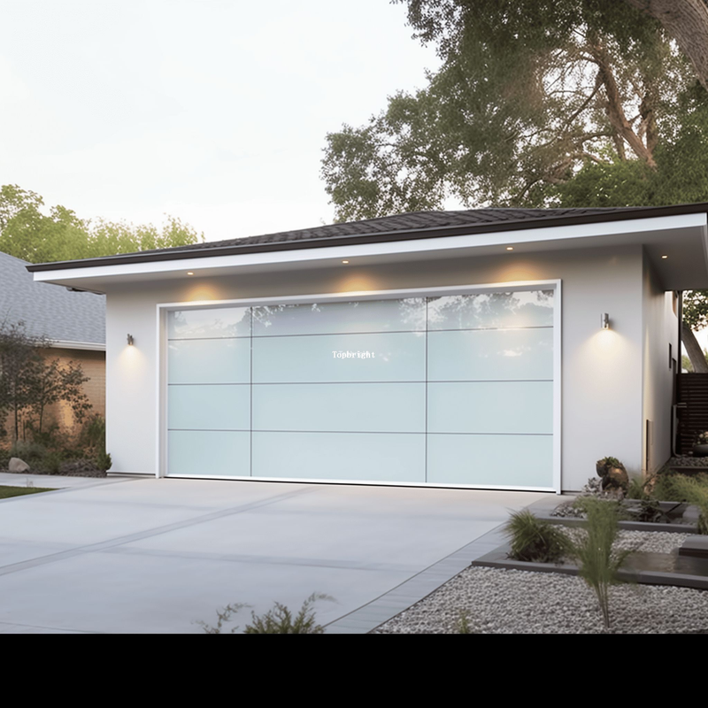 Full-view Frameless Garage Doors