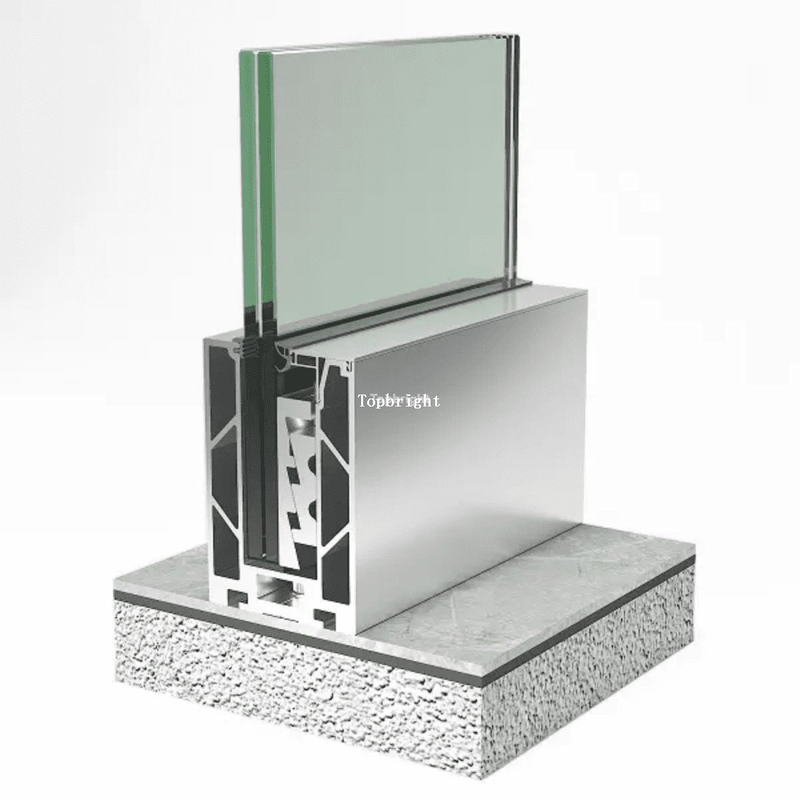 TP400 ALL GLASS U-CHANNEL RAILING SYSTEM