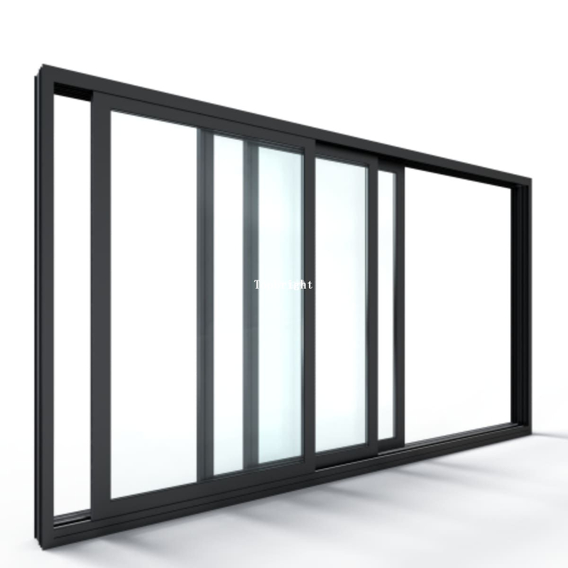 Thermal Break Triple Track Triple Sliding Window